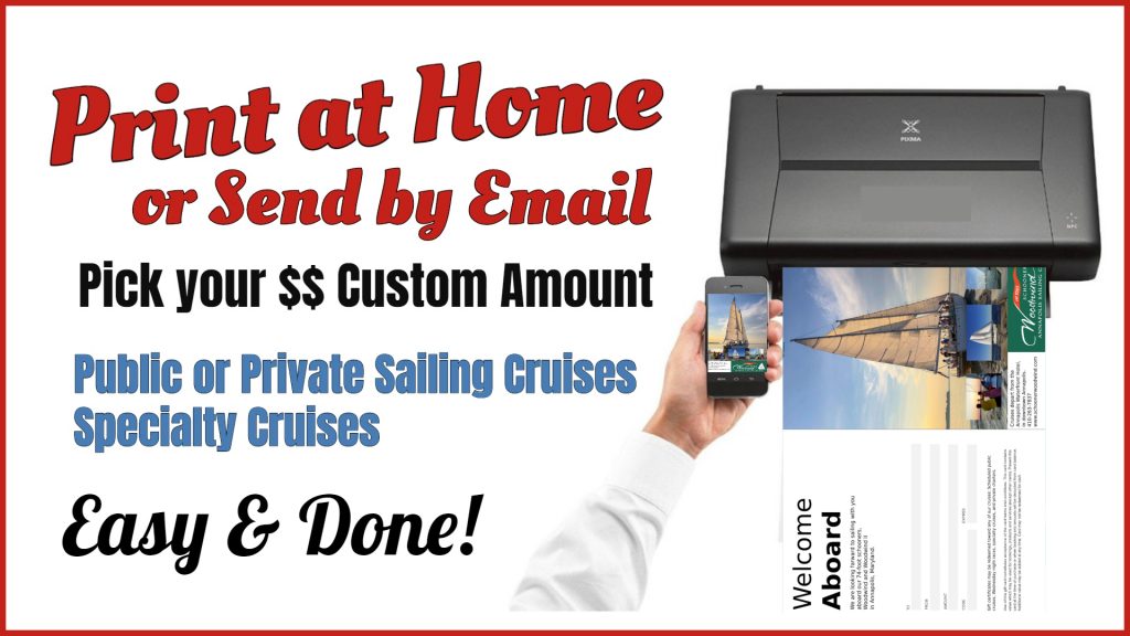 Schooner Woodwind's Ship's Store: Gift Cards